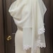 Bridal Ivory Shawl Wrap With Lace - Etsy