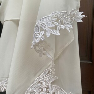 Bridal Ivory Shawl Wrap With Lace - Etsy