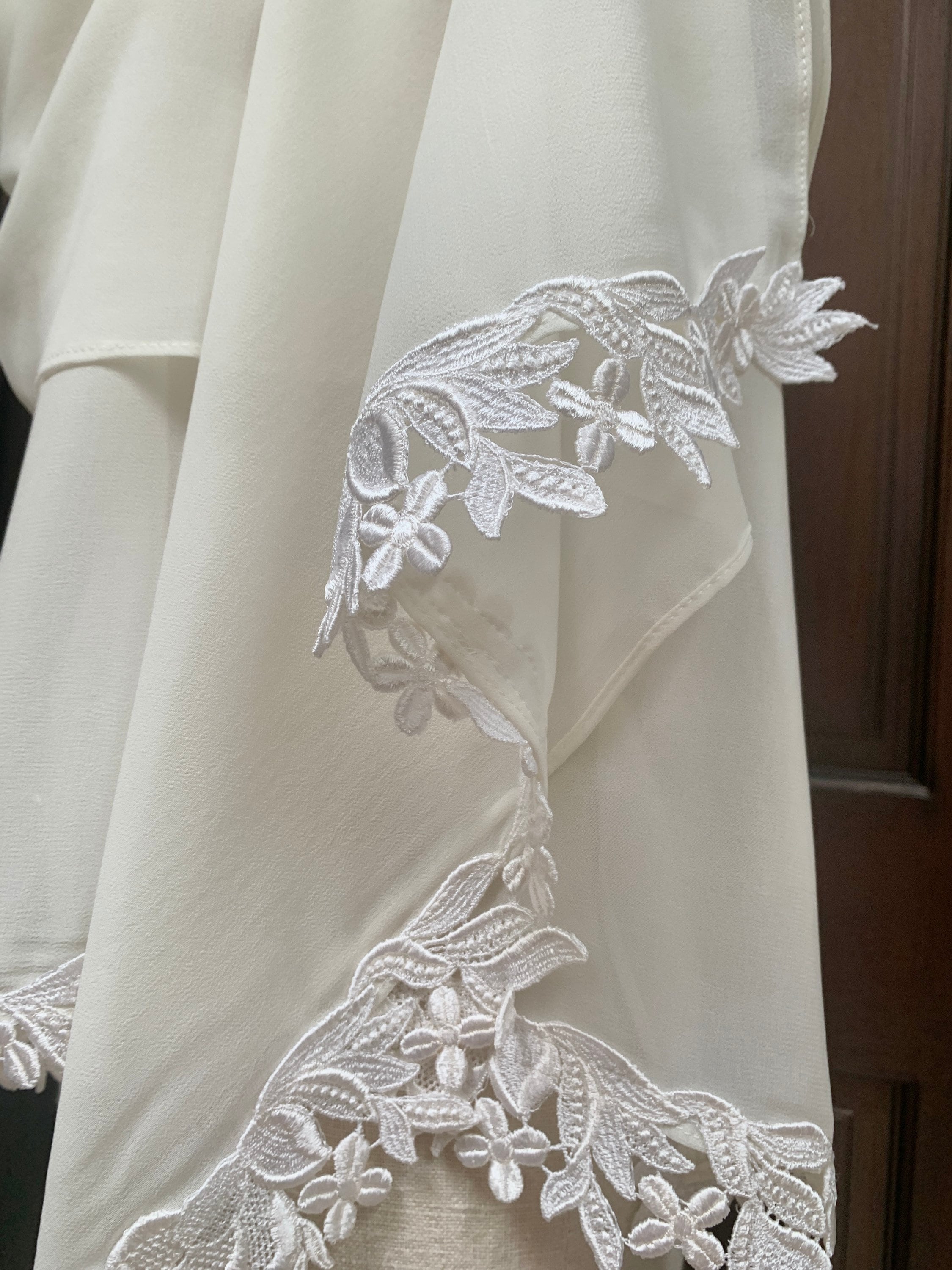 Bridal Ivory Shawl Wrap With Lace - Etsy