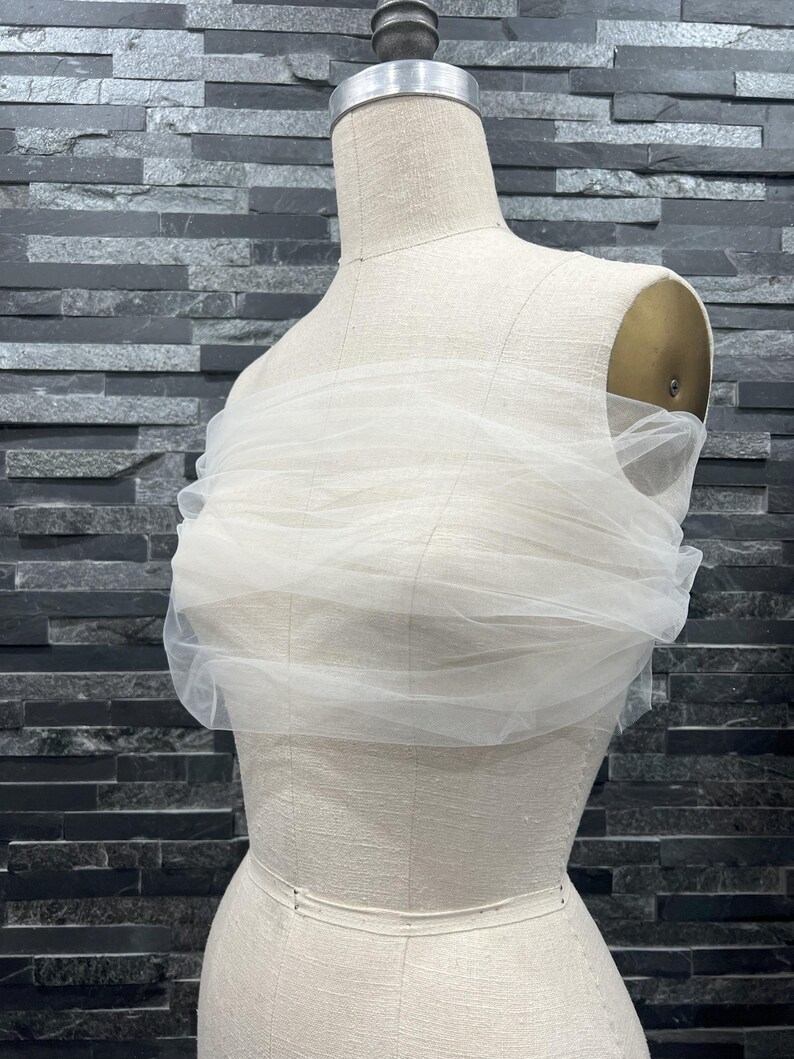 Bridal Tulle Shrug Shawl Stole Sheer Cover Up - Etsy