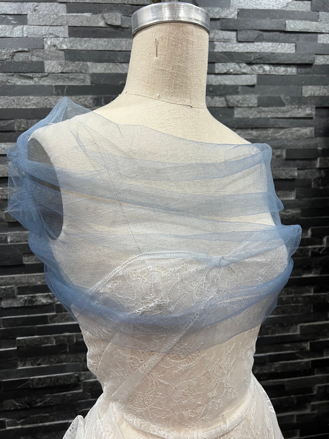 Periwinkle Tulle Shear Coverup Shrug, Tulle Shawl - Etsy