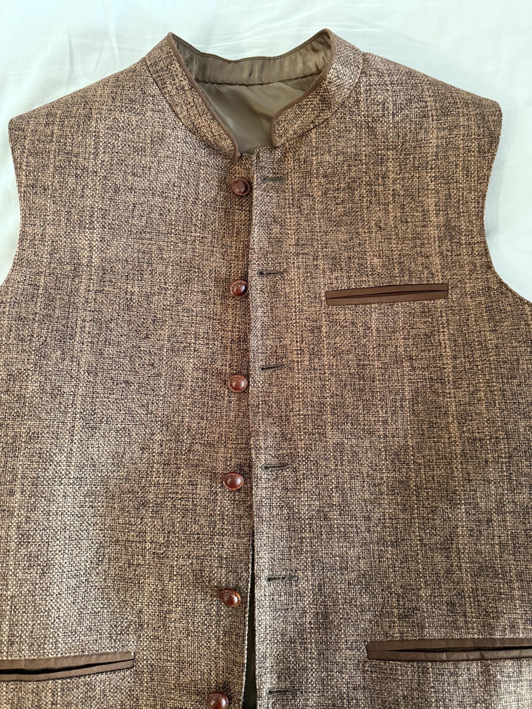Vintage Pakistani Waistcoat | Classic Men’s Ethnic Vest | Traditional ...