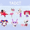 The Amazing Digital Circus Sticker Sheet - Etsy