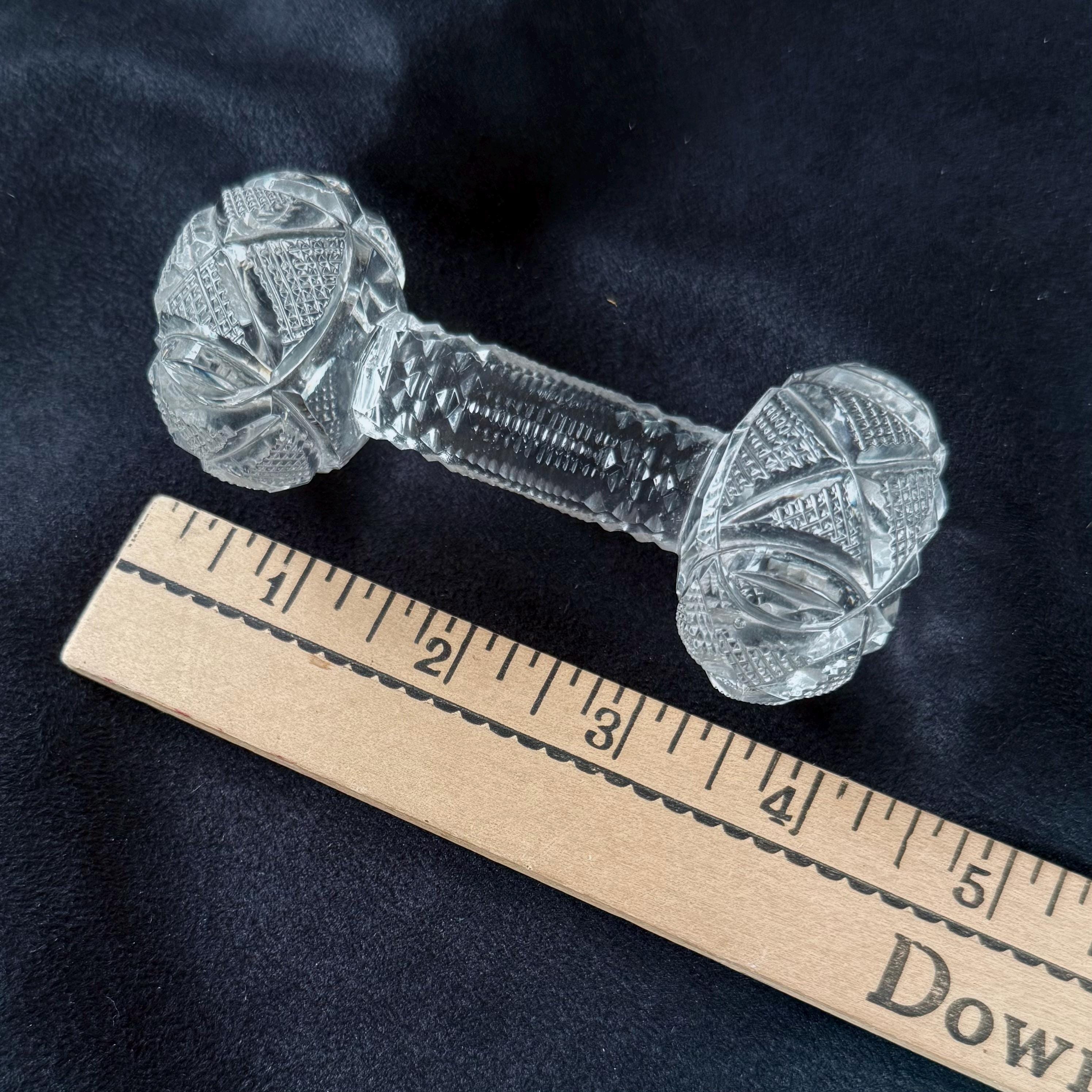 Vintage Cut Glass Knife Rests - Etsy