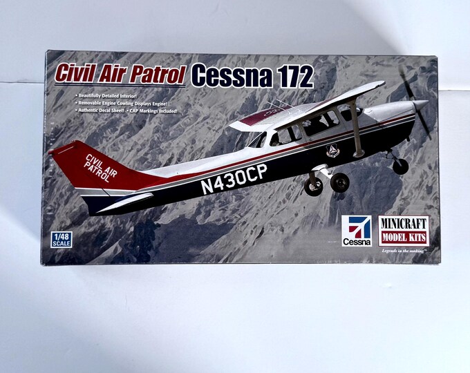 Cessna 172 Civil Air Patrol Model Kit - Etsy