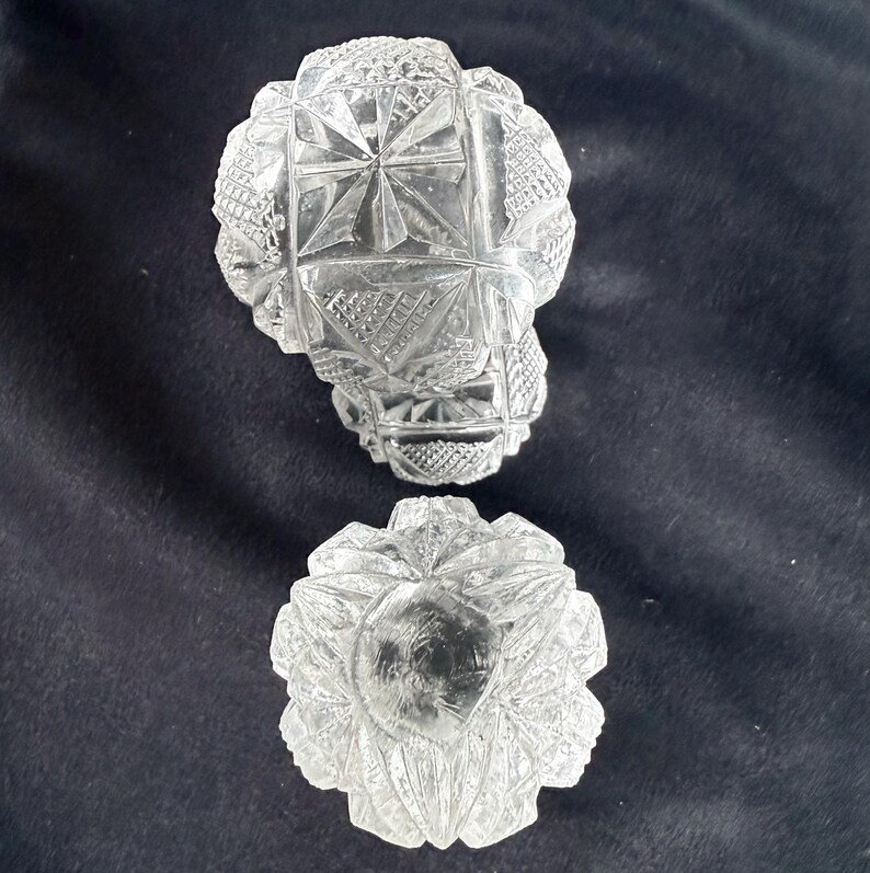 Vintage Cut Glass Knife Rests - Etsy