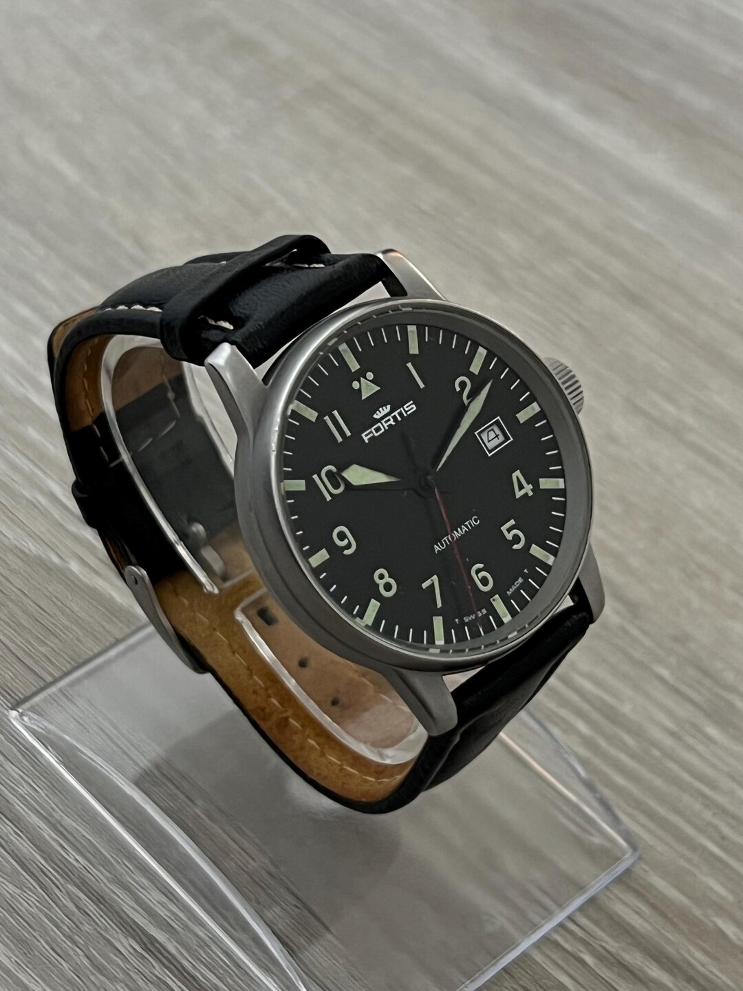Rare Vintage Fortis Flieger Automatic 595.10.46 | Classic Pilot's Watch ...