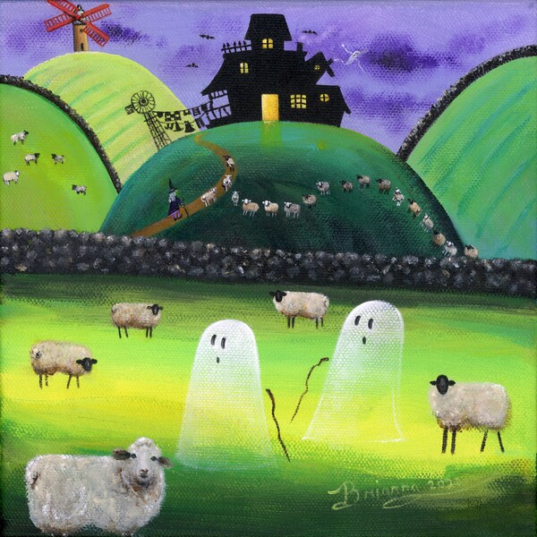 Sheep Folk Art - Etsy