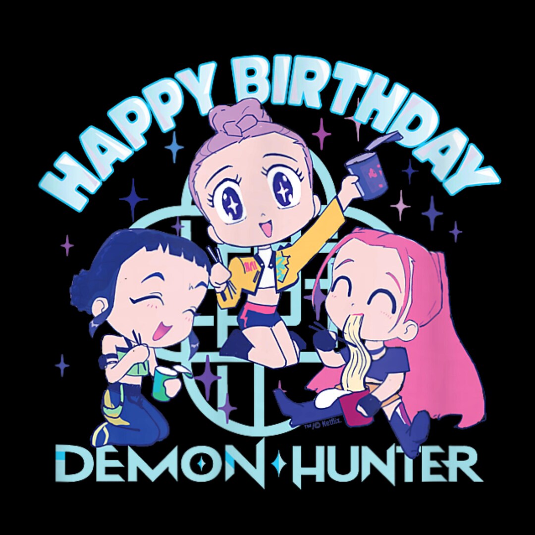 Kpop Demon Hunters HUNTRIX Birthday Officially Licensed PNG SVG – Kpop ...