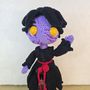 Jinu, Kpop Demon Hunter Crochet Pattern: Amigurumi Figure (PDF Download ...