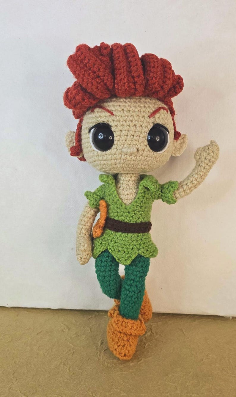 Peter Pan Amigurumi Crochet Pattern, DIY Toy (PDF Download) - Etsy