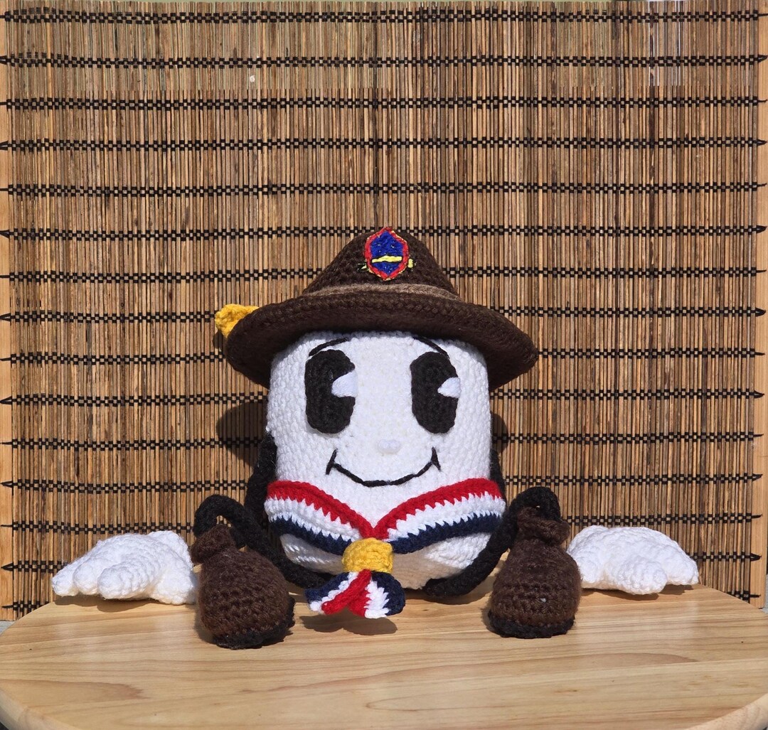 Marshal Mallow Crochet Pattern: Amigurumi Wasteland Camp Figure (PDF ...