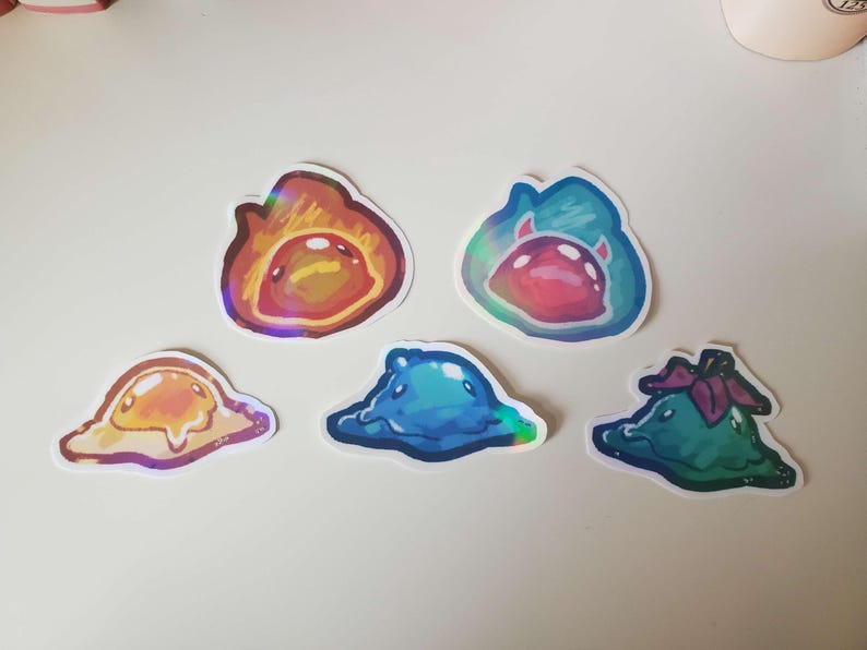Slime Rancher Slimes / Holographic Stickers - Etsy