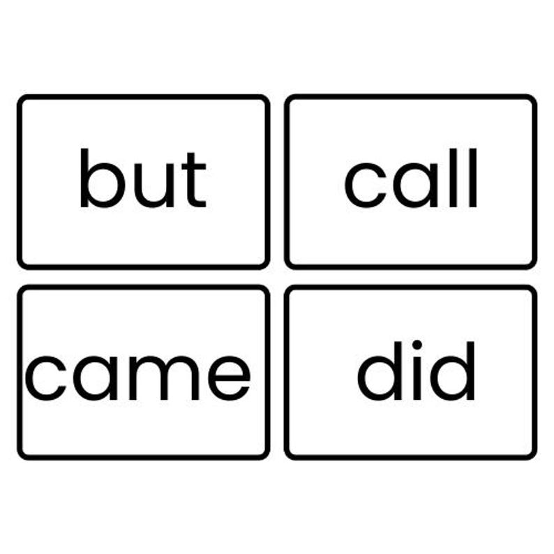 Pre-k and Kindergarten Sight Word Flash Cards - Free Tracing Sight Word ...