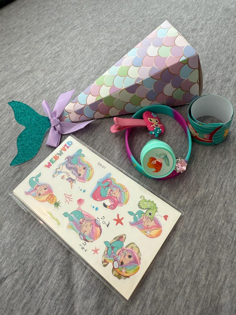 Mermaid Theme Party Box (all in One Includes Decor,disposable,gifts ...