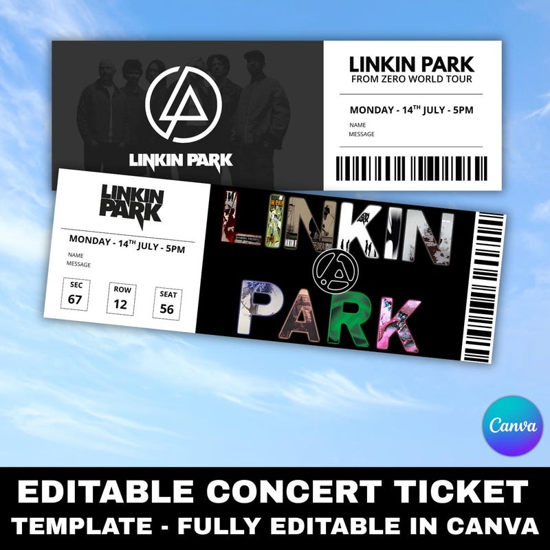 From Zero World Tour Tickets - Etsy