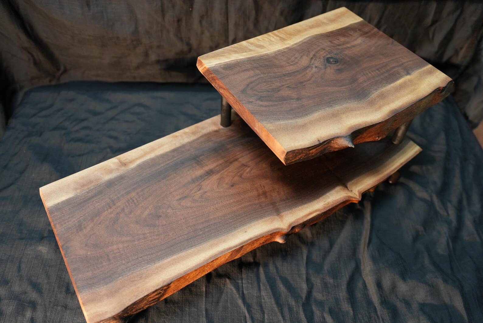 Western Walnut 2 Tier Altar With Protection Surround - Etsy