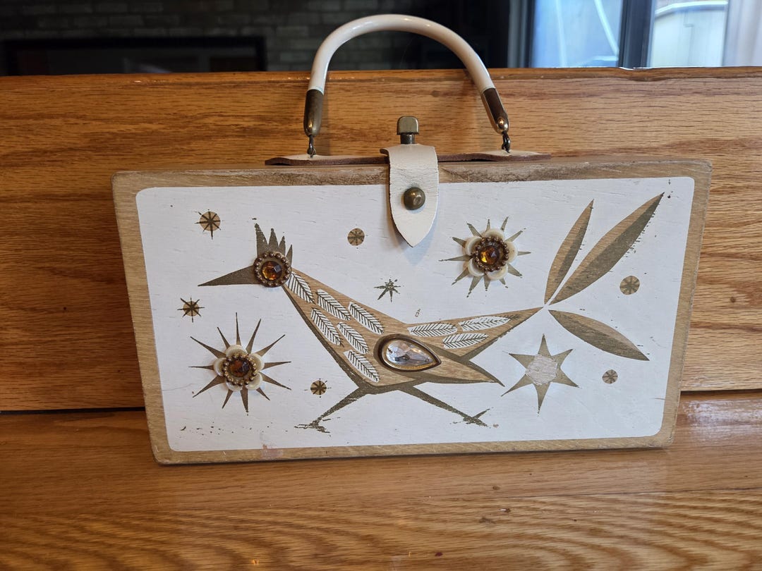 Vintage Enid Collins "roadrunner" Box Purse From 1965. Beautiful Piece ...