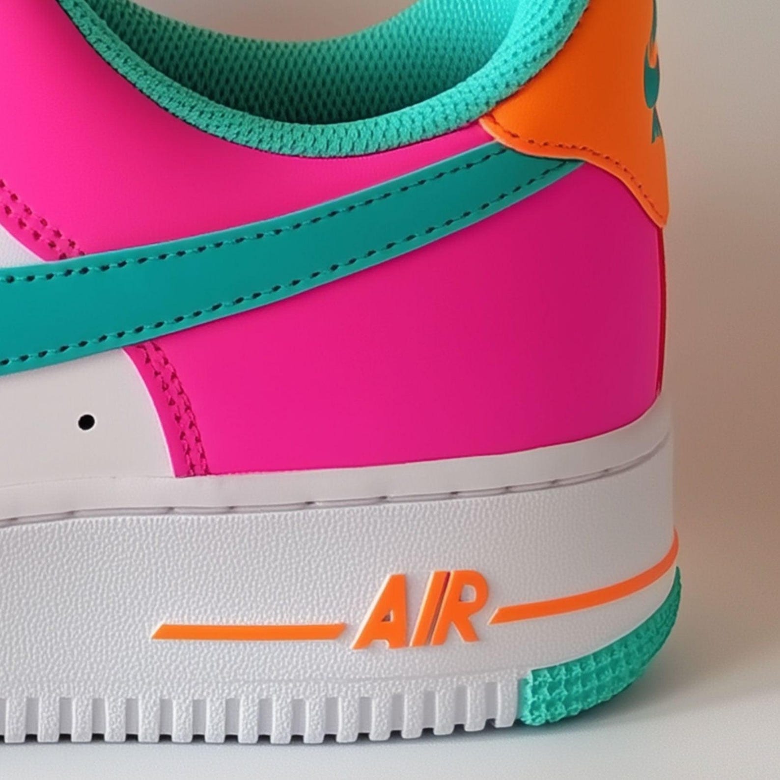 Nike Air Force 1 Custom Sneakers | Beach Crush I - Etsy