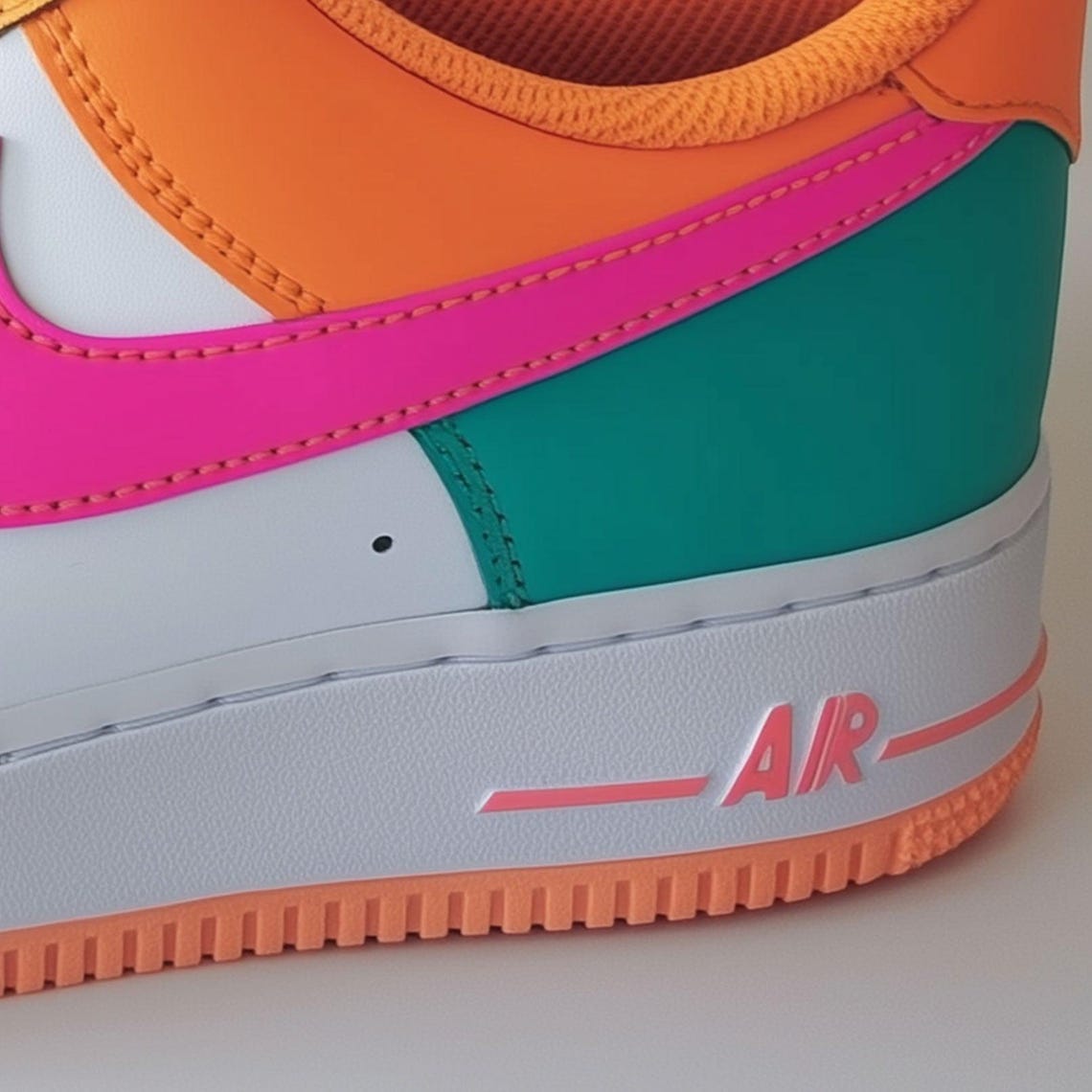 Nike Air Force 1 Custom Sneakers | Beach Crush II - Etsy