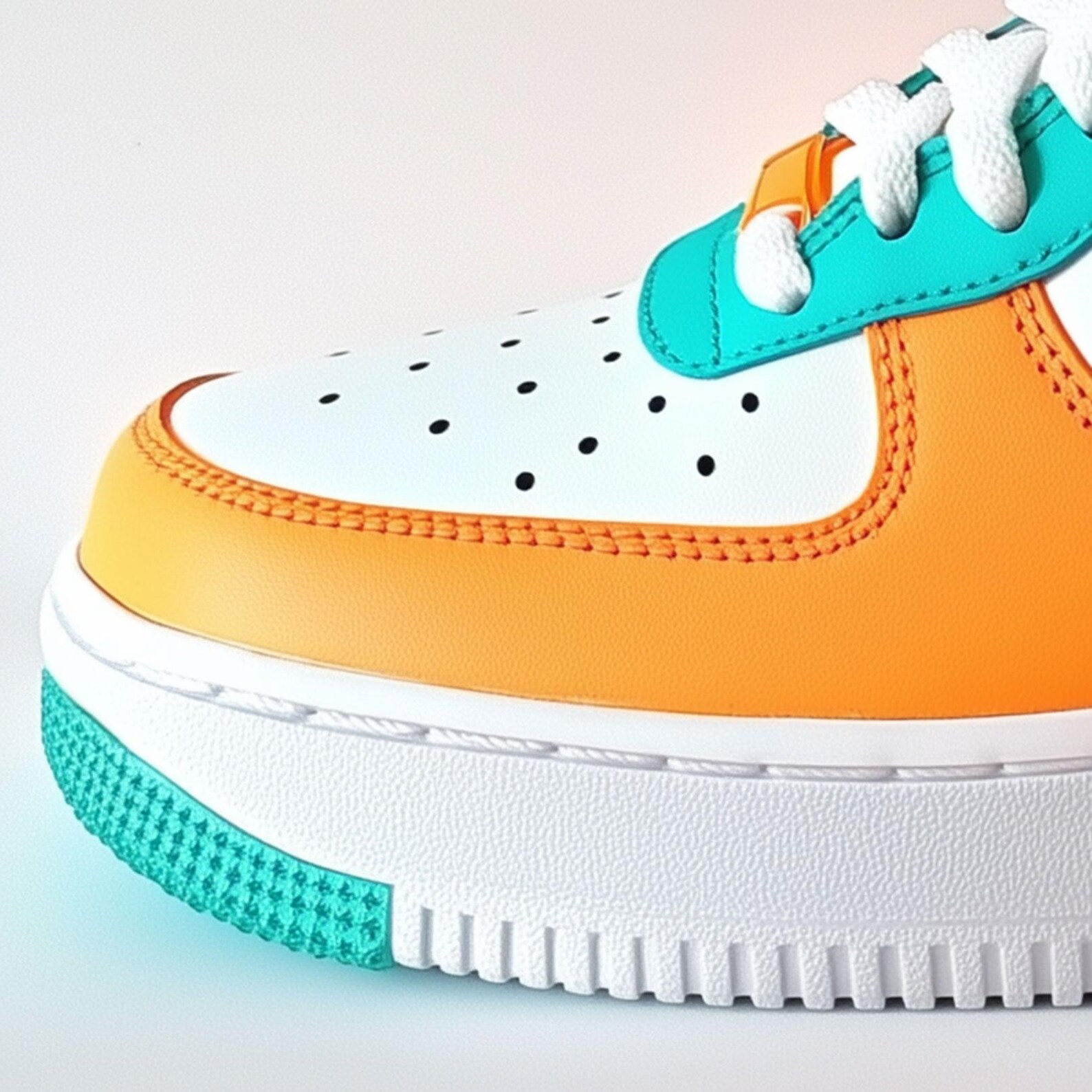 Nike Air Force 1 Custom Sneakers | Beach Crush I - Etsy