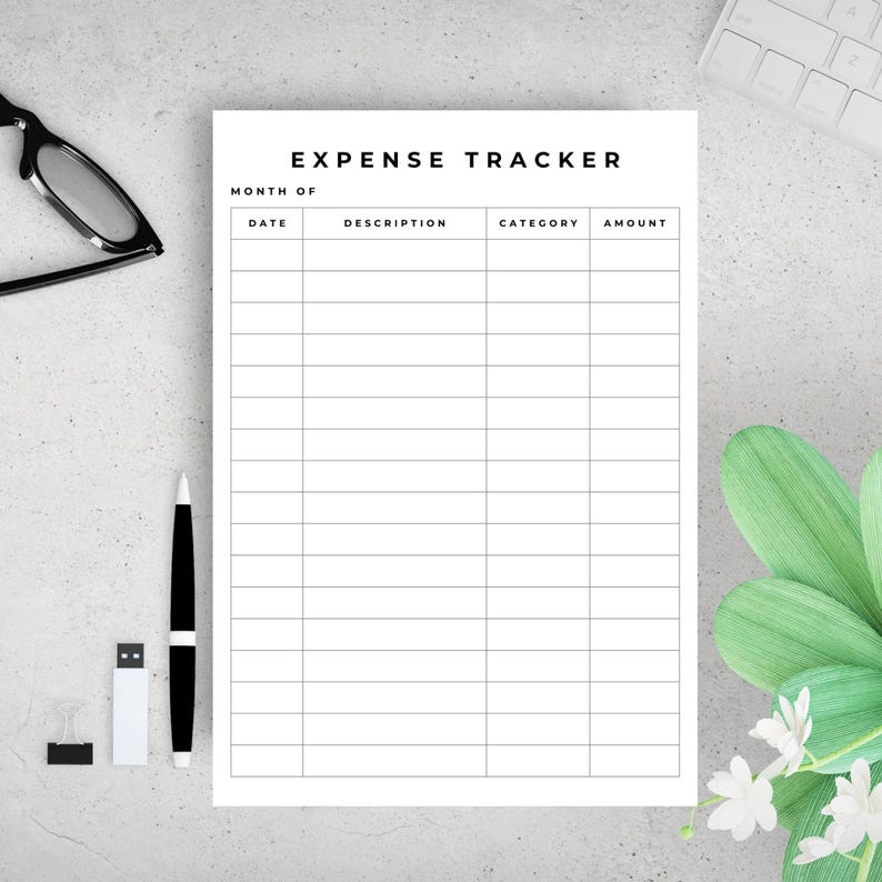 Small Business Expense Tracker-financial Planner-expense Tracker-income ...