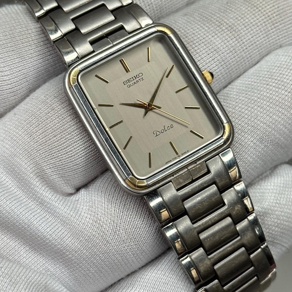 Vintage Seiko Dolce Gold - Etsy