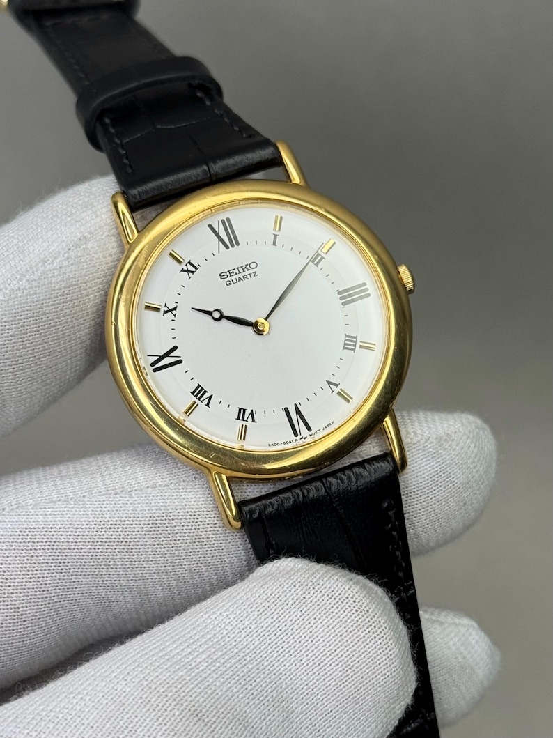 Rare SEIKO Chariot 2K00-0031 Vintage Quartz Men’s Watch | Roman Numeral ...