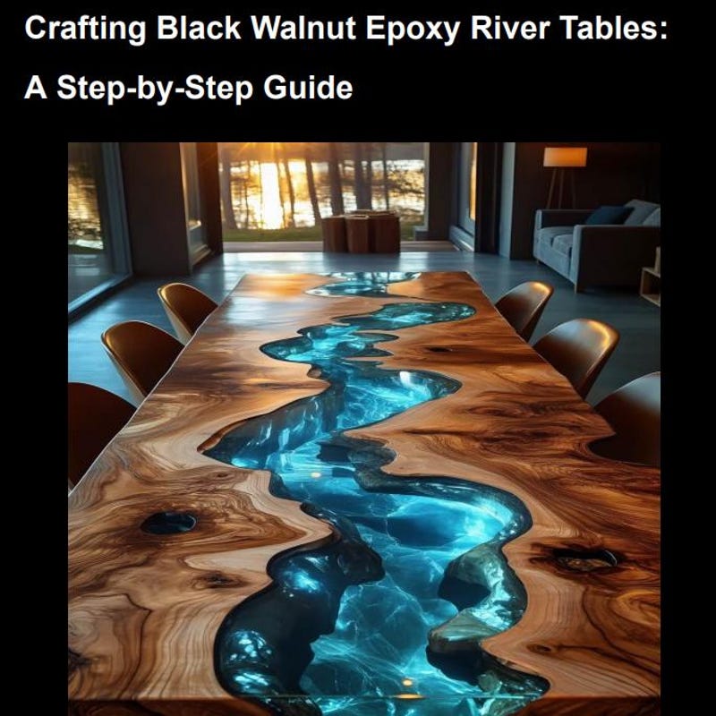 Epoxy Dining Table Plans - Etsy