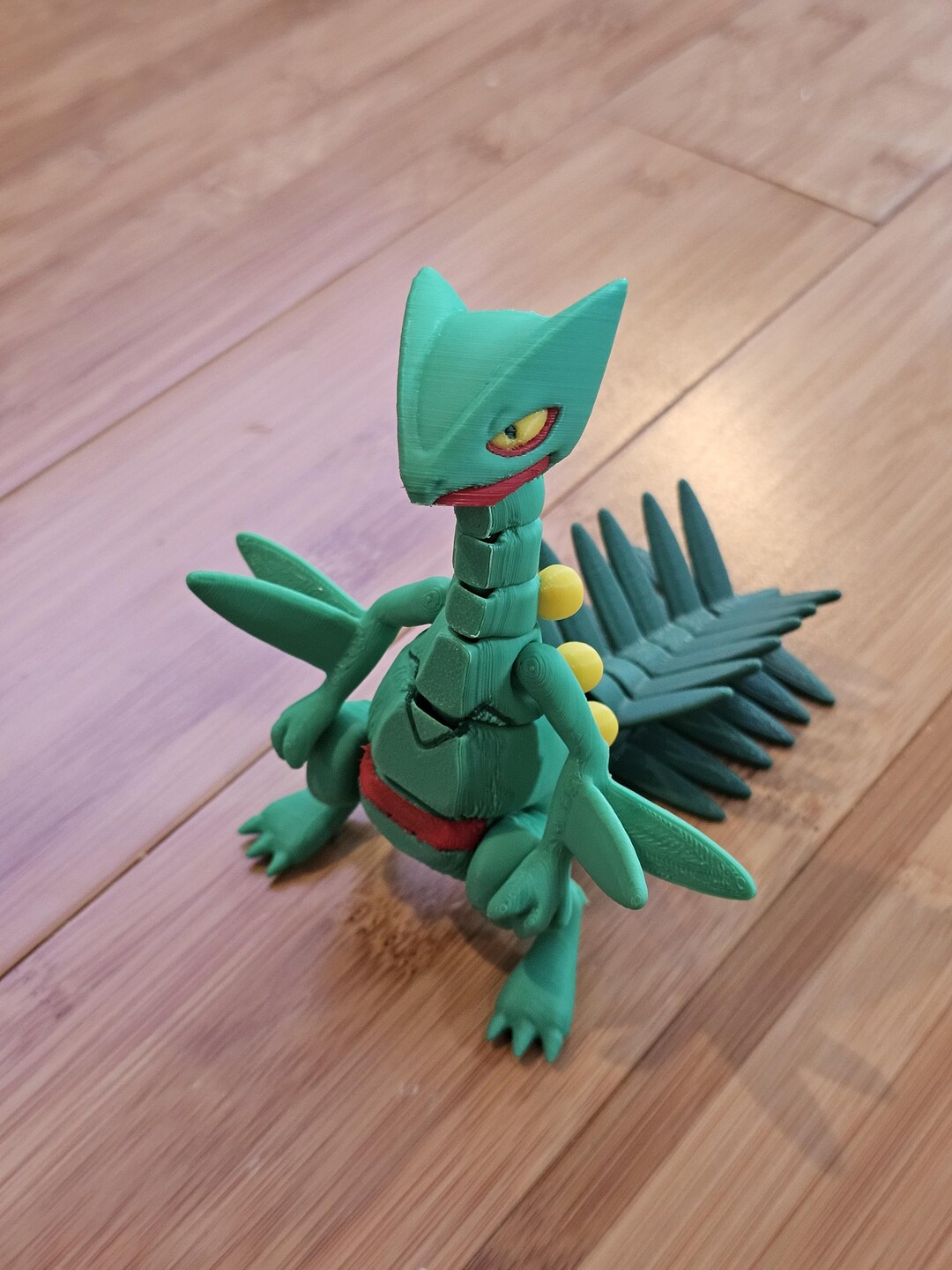 Sceptile Flexible Articulated 3D Print - Pokemon Toy Figure - Etsy
