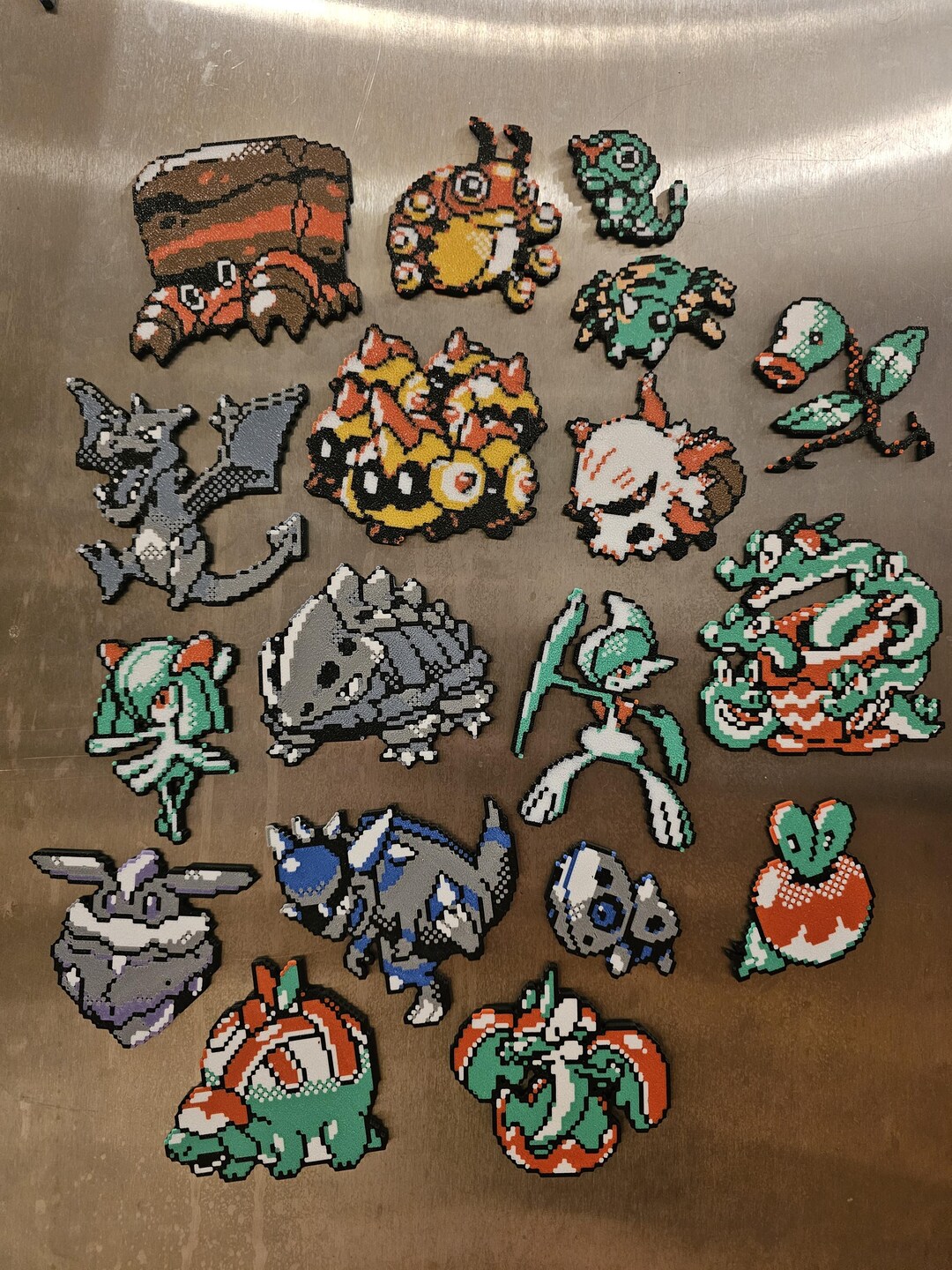 Pokemon Video Game Sprite 3D Printed Magnet Part 5 - Over 250+ Options ...