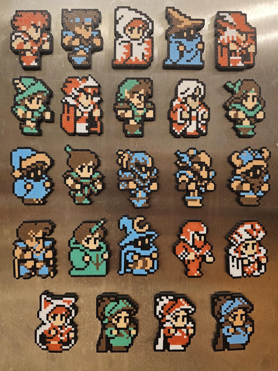 Final Fantasy Job Classes Video Game Sprite 3D Printed Magnet - Etsy
