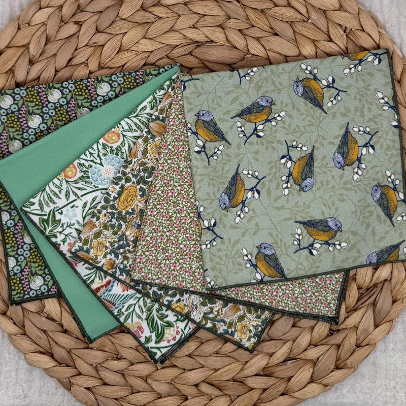Green Handkerchief - Etsy