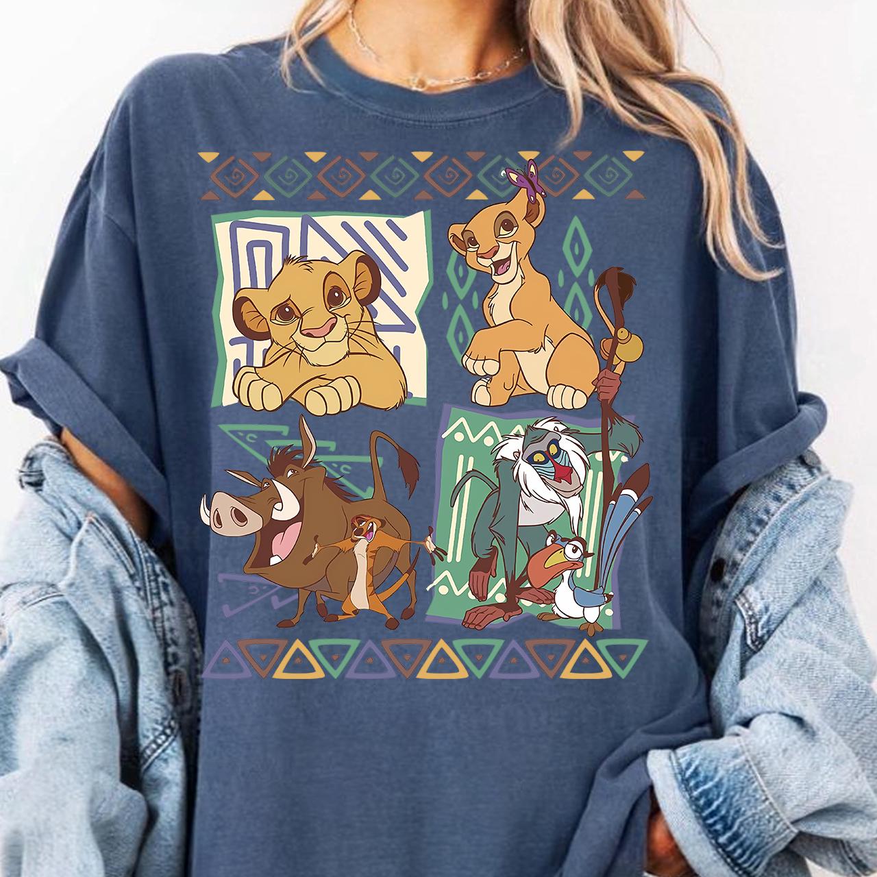 Retro Lion King Simba & Timon PNG: 90s Disneyland Design (digital ...