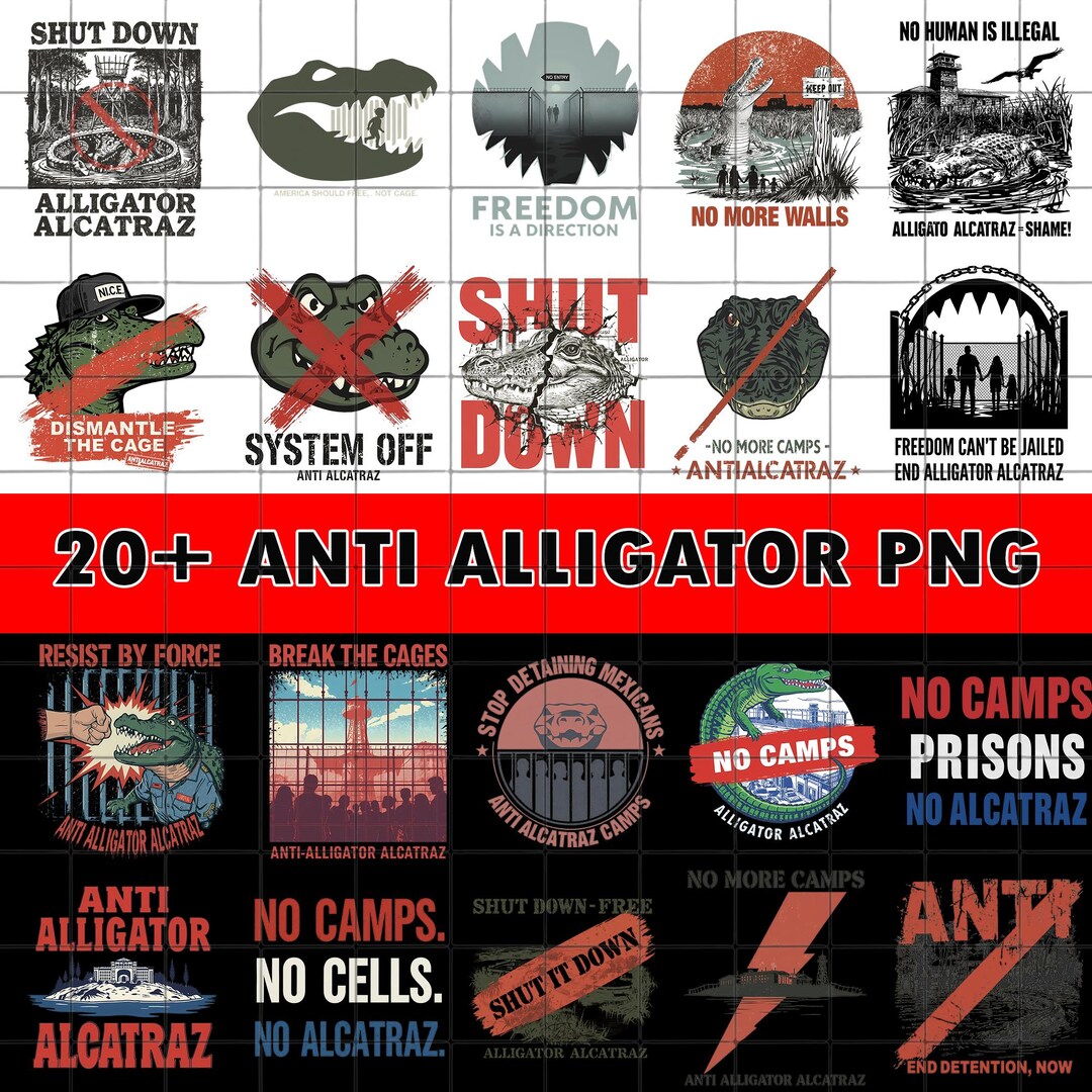 Retro Alligator Badge PNG: Everglades Wildlife Digital Bundle (300 DPI ...