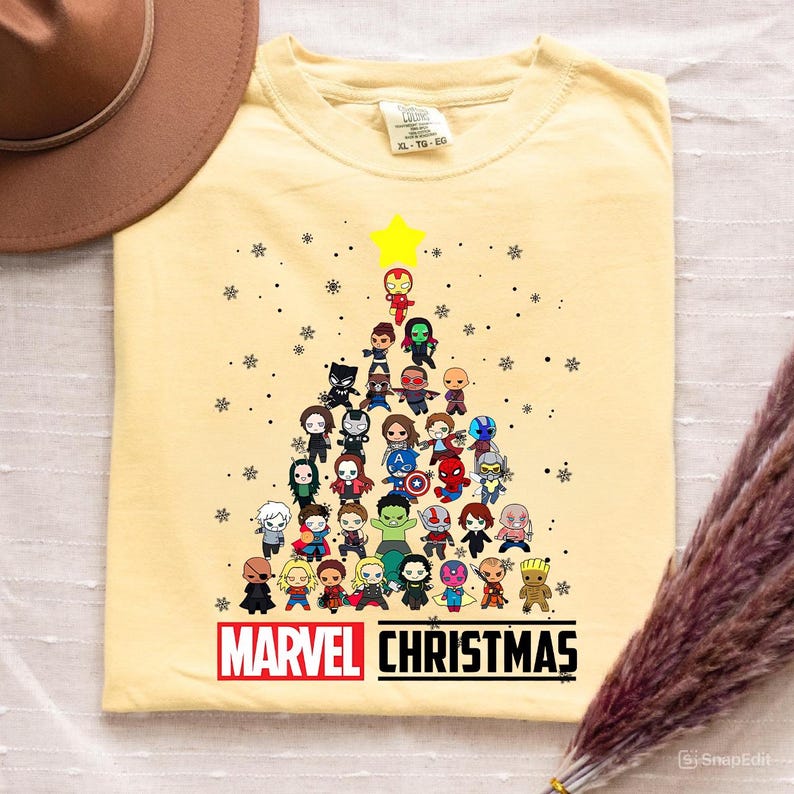 Marvel Christmas Tree PNG, Avengers Super Hero (digital Download) - Etsy