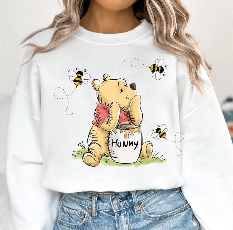 Winnie the Pooh Hunny Pot PNG, Disney Shirt Design (digital Download ...