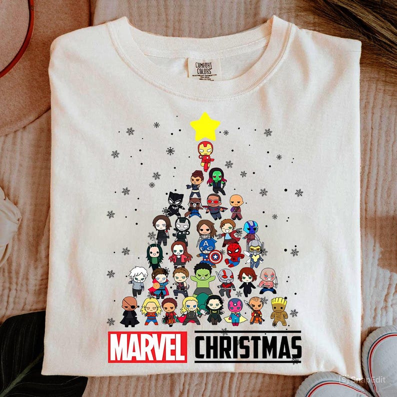 Marvel Christmas Tree PNG, Avengers Super Hero (digital Download) - Etsy
