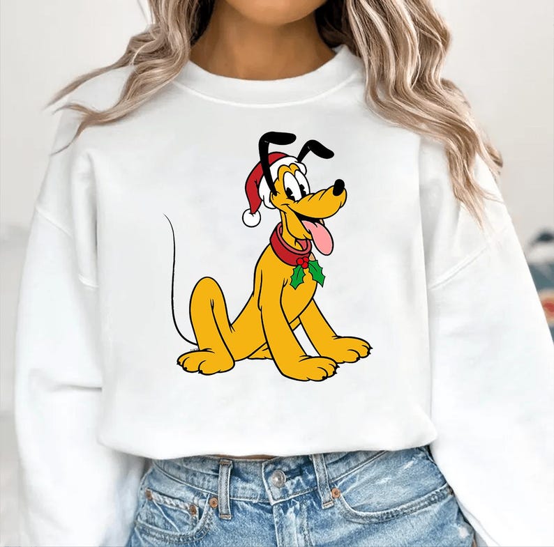 Pluto Disney Christmas Clipart, Mickey Mouse Dog Holiday Design (PNG ...