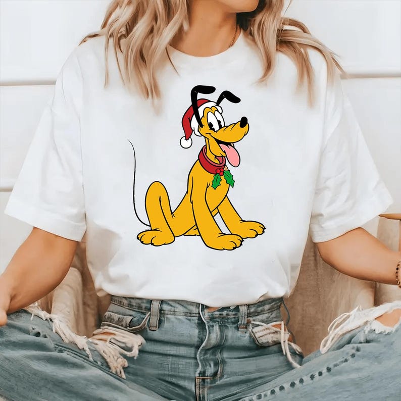 Pluto Disney Christmas Clipart, Mickey Mouse Dog Holiday Design (PNG ...