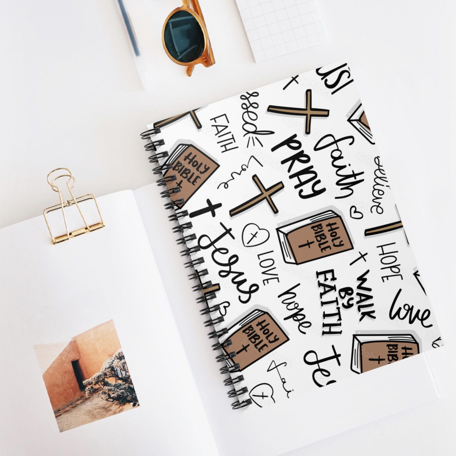 Faith-inspired Spiral Notebook - Perfect for Journaling, Prayer Lists ...