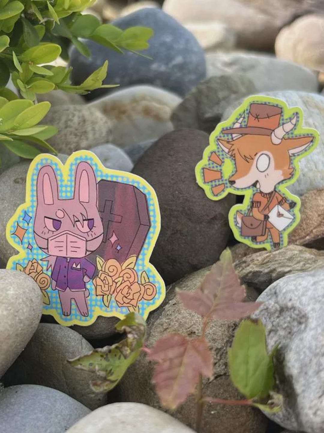 Identity V Animal Crossing Stickers 4pc (IDV, Anne Lester, Aesop Carl ...