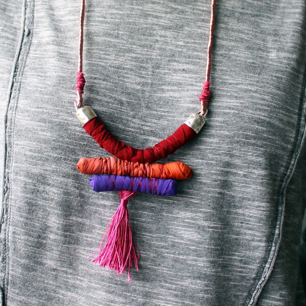 Fabric Necklace - Etsy