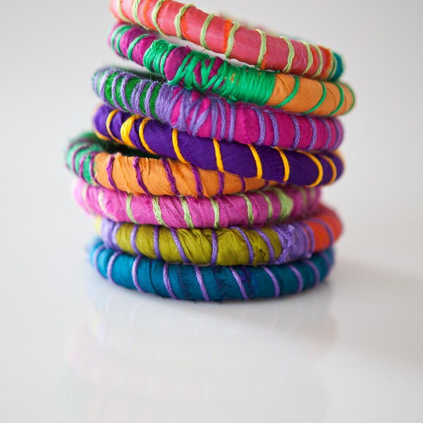 Fabric Bangles - Etsy