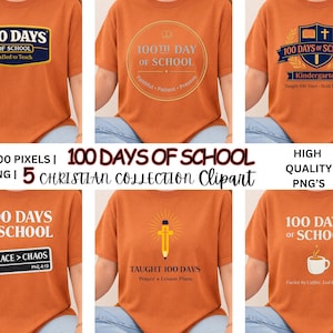 100th Day of School Christian Shirt - Etsy