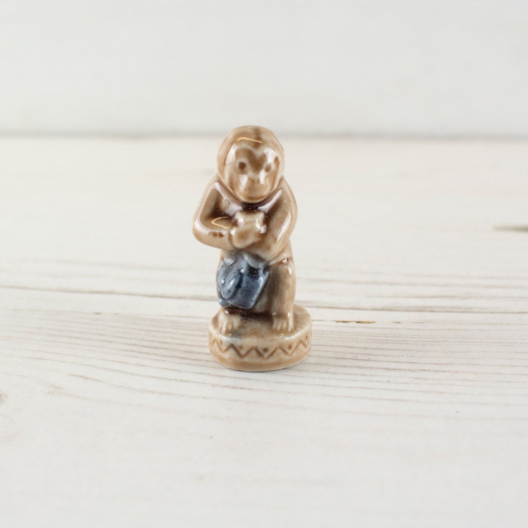 Vintage Wade Whimsies - Monkey Circus Animals - Miniature Figurine - Etsy
