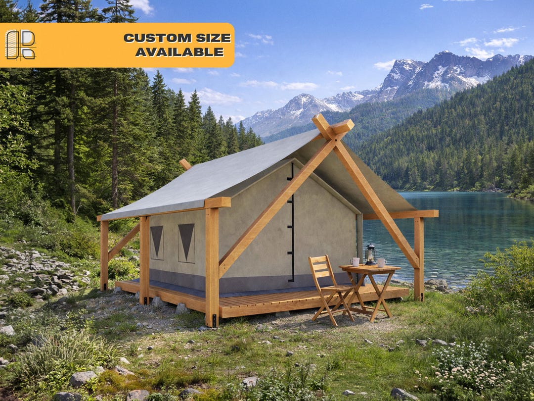 DIY Glamping Tent Frame Plans 2025 Step-by-step Blueprint (digital ...