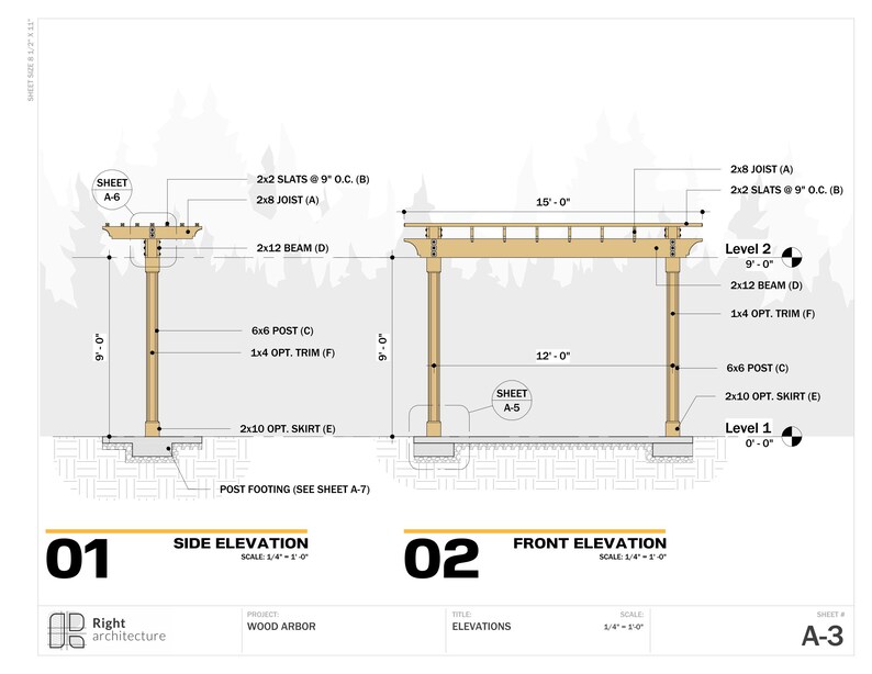 Modern Outdoor Swing Arbor Plan – DIY Woodworking Blueprint (PDF ...