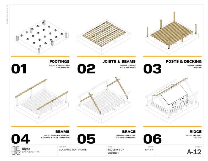 DIY Glamping Tent Frame Plans 2025 Step-by-step Blueprint (digital ...