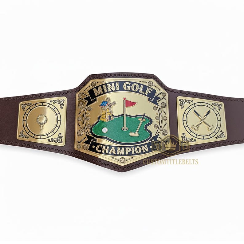 Mini Golf Champion Customized Title Belt - Etsy